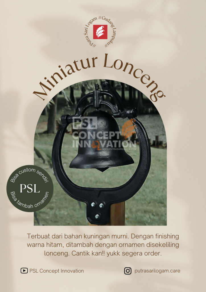 Miniatur Lonceng dan Spesifikasinya - Gudanglampuku